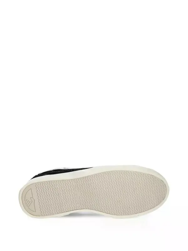 S.W.C STEPNEY WORKERS CLUB Suede Leather Sneakers - Black