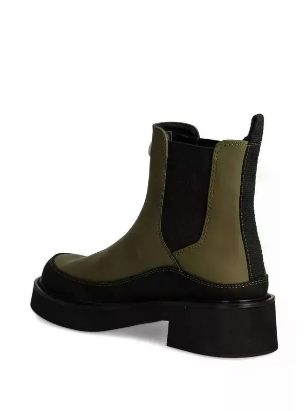 Desigual Elastic-panel Platform Boots - Green