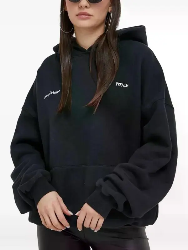 PREACH Lettering-print Logo Hoodie