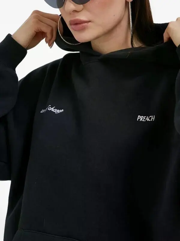 PREACH Lettering-print Logo Hoodie