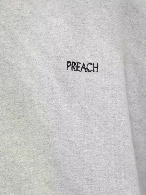PREACH Embroidered Logo Cotton Hoodie