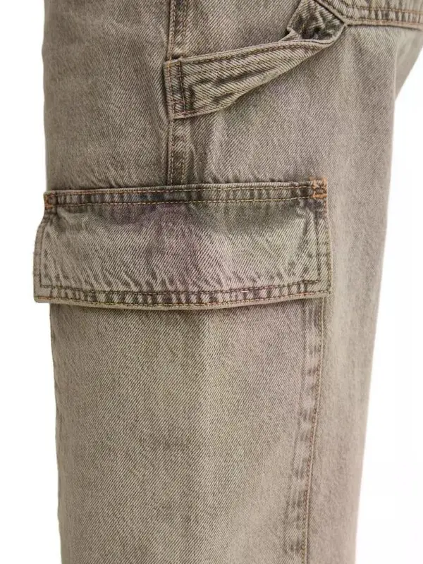 Desigual Cargo-pocket Jeans With Side Slits