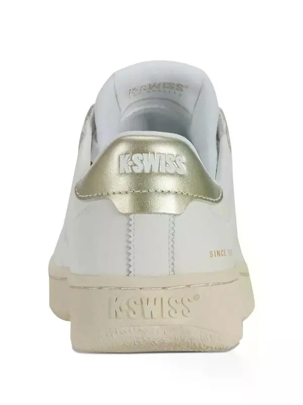 K-Swiss Slammklub Leather Sneakers - White