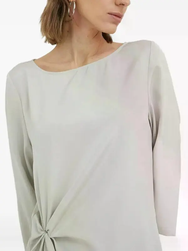 BRUUNS BAZAAR Twist-front Midi Dress