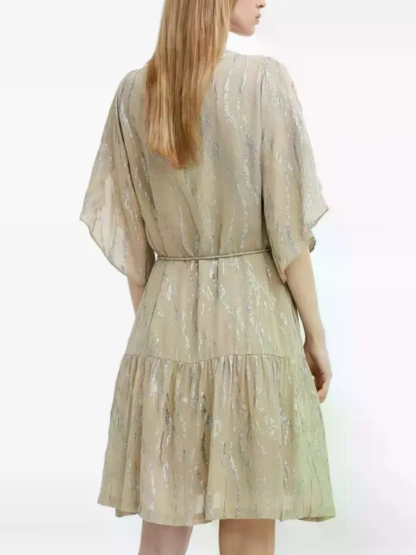 BRUUNS BAZAAR Abstract-print Tiered Mini Dress