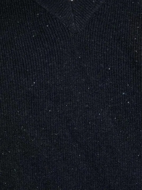 American Vintage Speckled V-neck Sweater