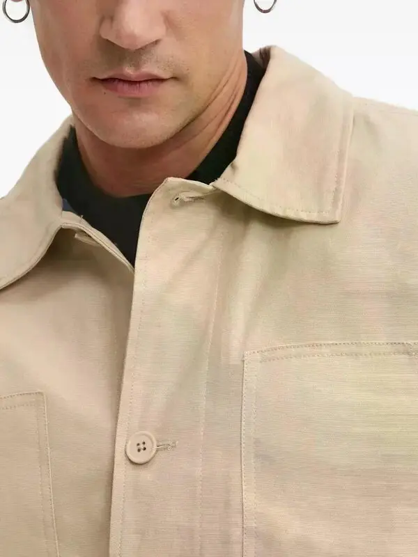 Desigual Embroidered-details Buttoned Shirt Jacket