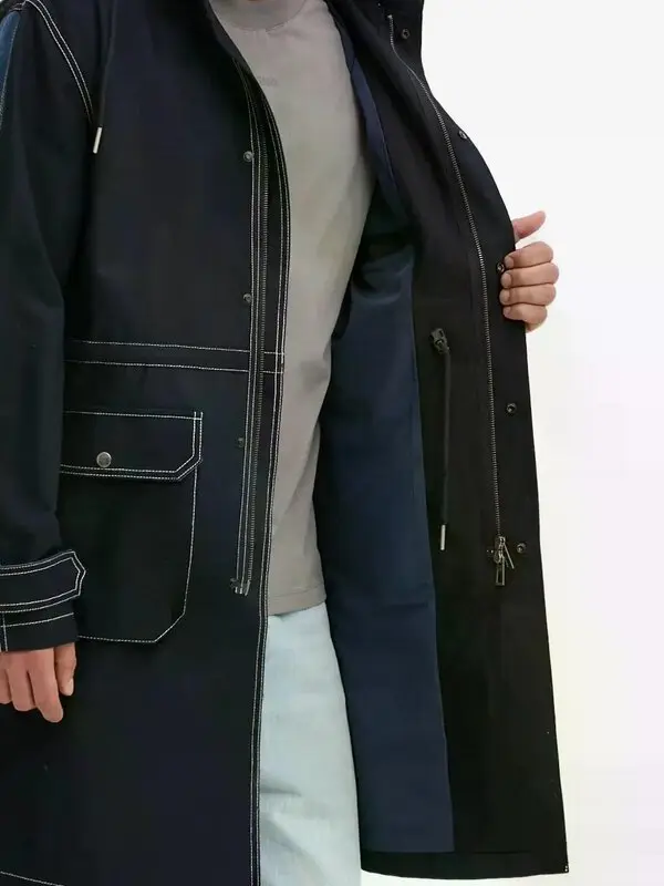 Desigual Denim-panel Hooded Parka