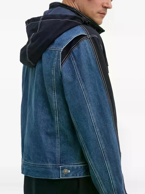 Desigual Denim-panel Hooded Parka