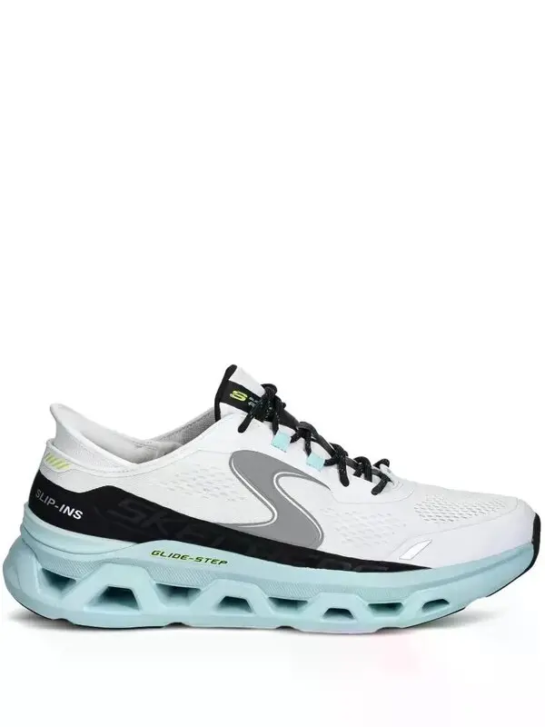Sketchers Glide-step Altus Wavy-sole Sneakers - White