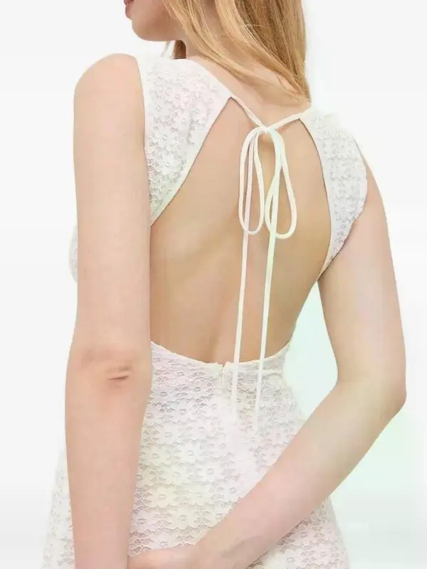 Bardot Open-back Midi Dress