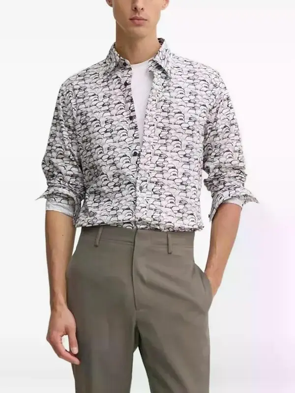JOOP! Car-print Shirt - Black