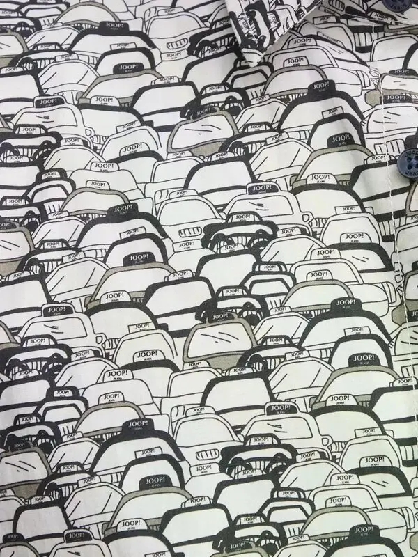 JOOP! Car-print Shirt - Black