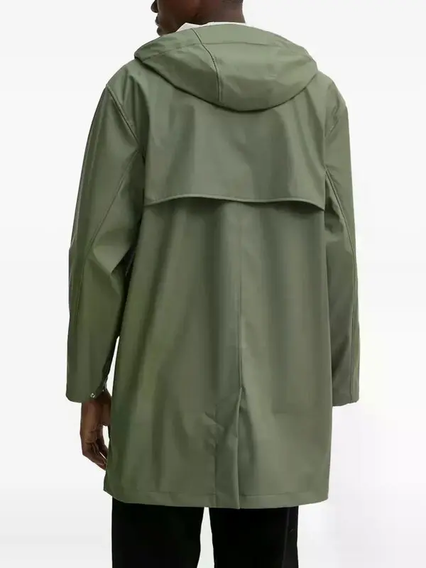 Herschel Supply Co. Hooded Raincoat With Flap-pockets