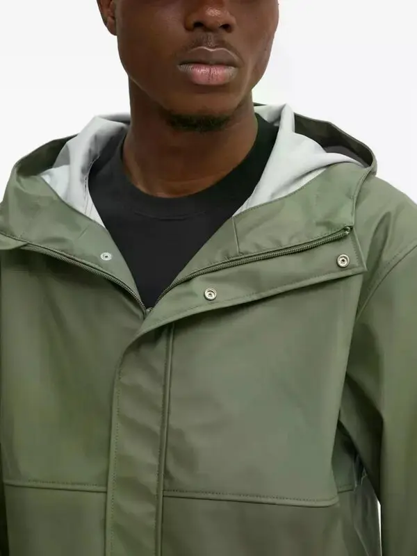 Herschel Supply Co. Hooded Raincoat With Flap-pockets