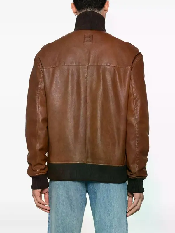 Loewe Zip-up Leather Jacket