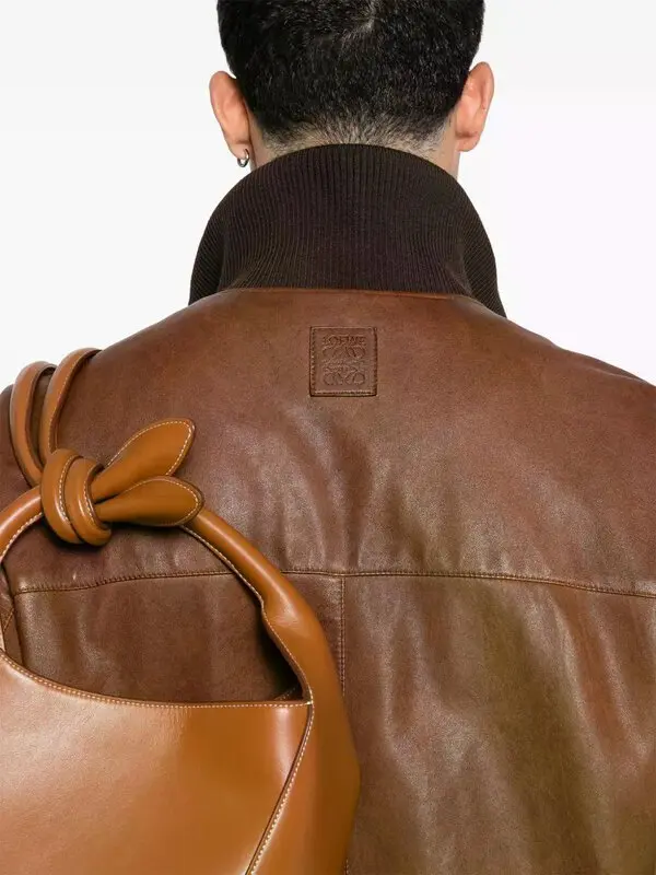Loewe Zip-up Leather Jacket