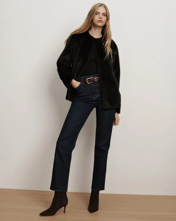 Veronica Beard Arch Leather Belt