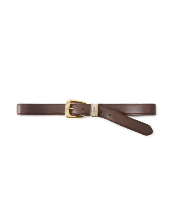 Veronica Beard Arch Leather Belt