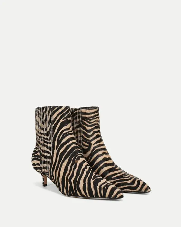 Veronica Beard Lisa Kitten-heel Ankle Boots - Ziger