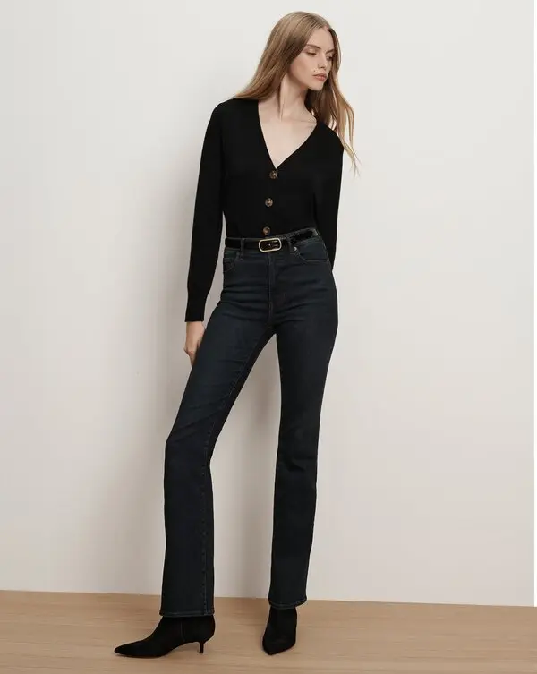 Veronica Beard Loop Suede Belt - Black