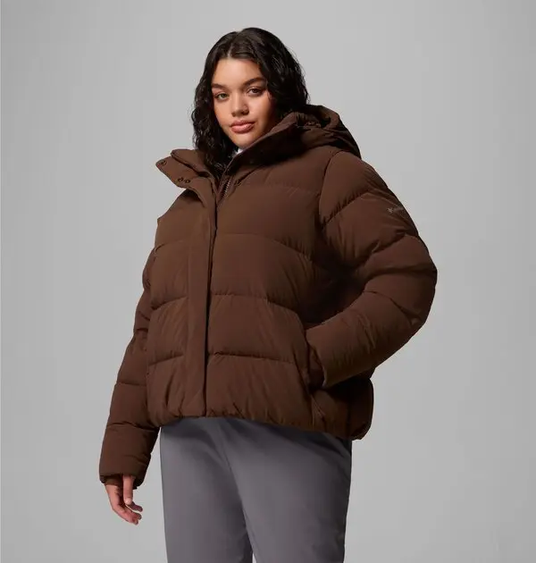 Columbia Amaze Puff Hooded Jacket - Tobacco