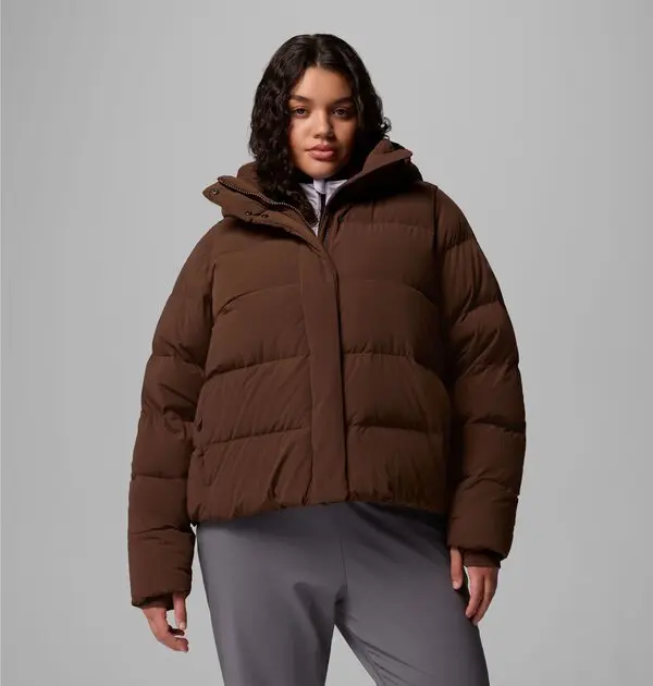 Columbia Amaze Puff Hooded Jacket - Tobacco