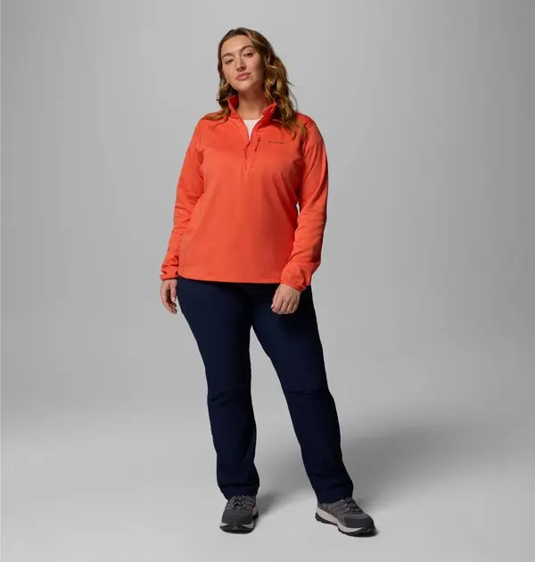 Columbia Essential Hike™ Grid Fleece Half Zip Jacket Plus Size