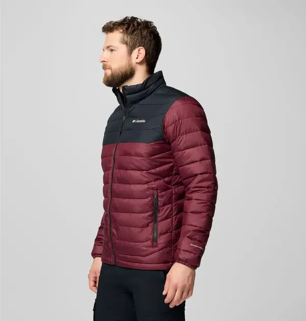 Columbia Padded Jacket - Rich Wine, Black