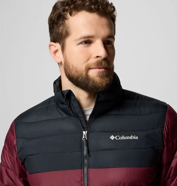 Columbia Padded Jacket - Rich Wine, Black