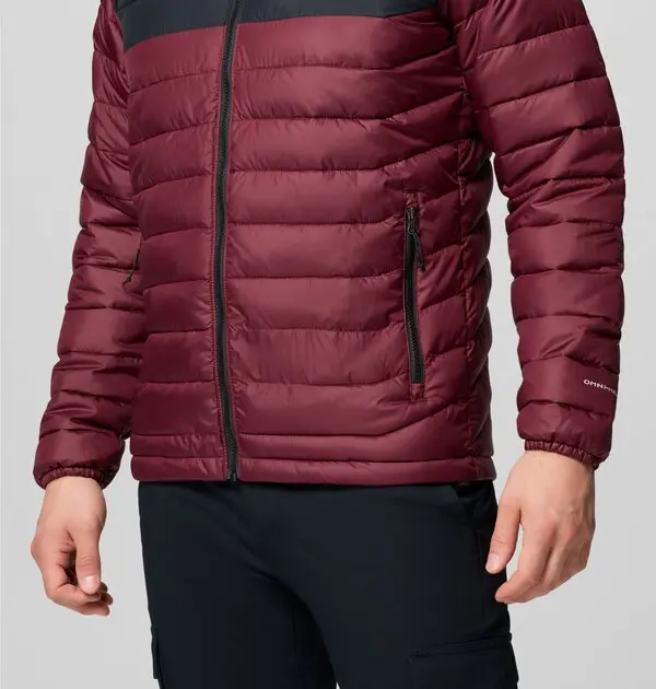 Columbia Padded Jacket - Rich Wine, Black