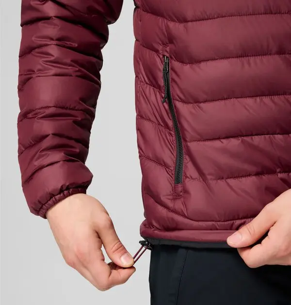 Columbia Padded Jacket - Rich Wine, Black