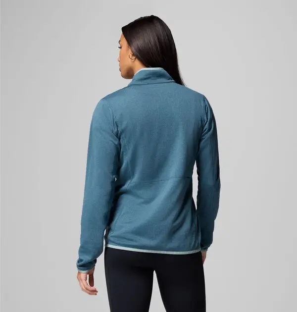 Columbia Essential Hike™ Grid Fleece Full Zip Jacket - Everblue, Crushed Blue