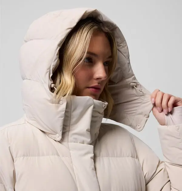 Columbia Amaze Puff™ Long Hooded Jacket - Dark Stone