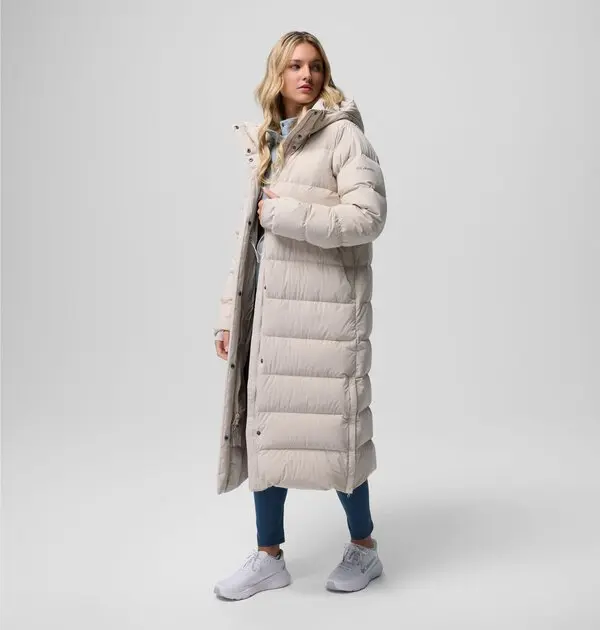 Columbia Amaze Puff™ Long Hooded Jacket - Dark Stone