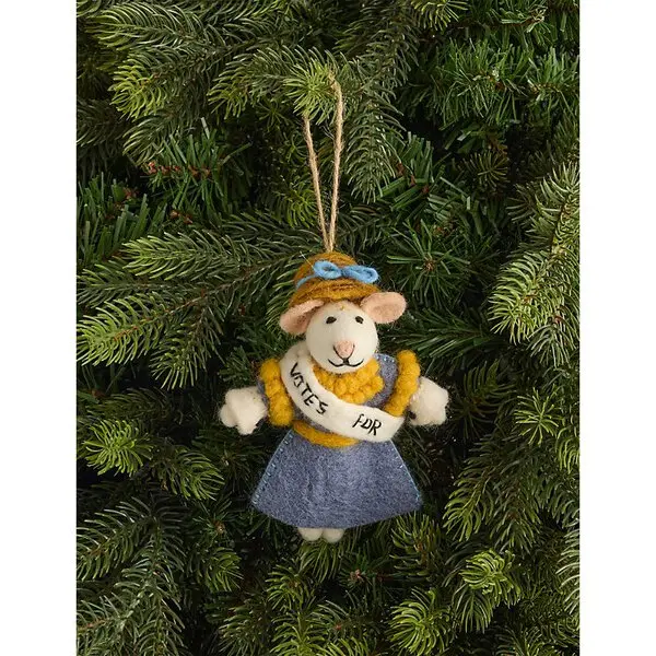 SELFRIDGES EDIT Emmeline The Mouse Felt Christmas Decoration