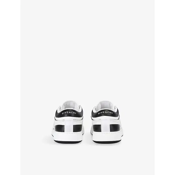 Givenchy Leather And Suede Trainers White/Blk Editorialist