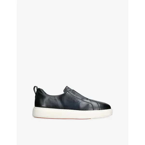 Santoni Clean Icon Victory Leather Low-top Trainers