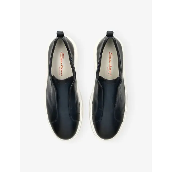 Santoni Clean Icon Victory Leather Low-top Trainers