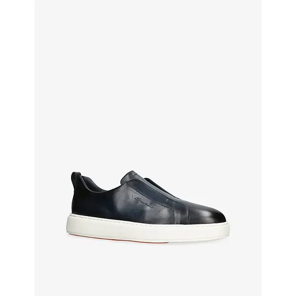 Santoni Clean Icon Victory Leather Low-top Trainers