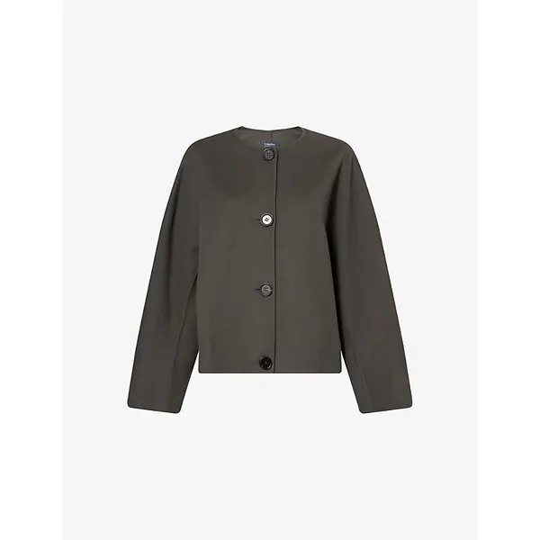 Max Mara Kate Long-sleeve Wool Jacket