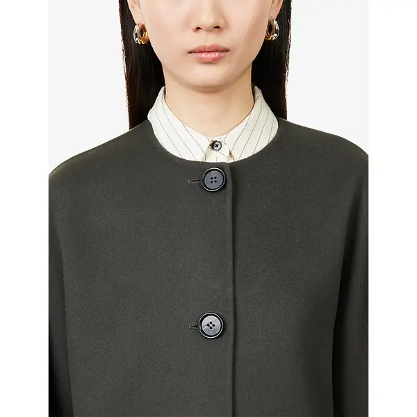 Max Mara Kate Long-sleeve Wool Jacket