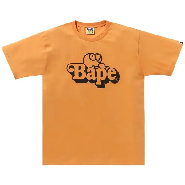 A BATHING APE Milo On Tee - Orange