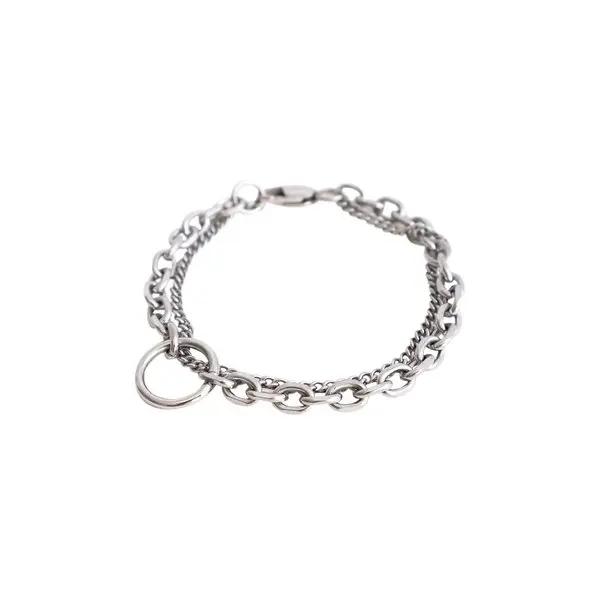 VITALY Strain Stainless Steel Bracelet - Silver