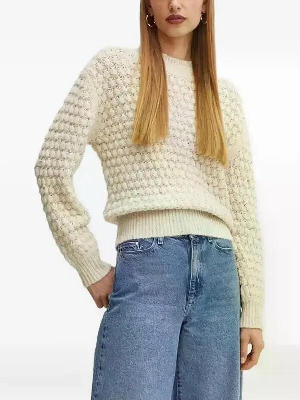 SILVIAN HEACH Textured Crew-neck Sweater