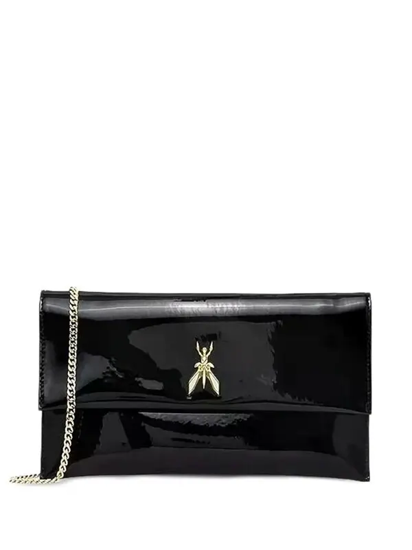 Patrizia Pepe Chain Clutch - Black
