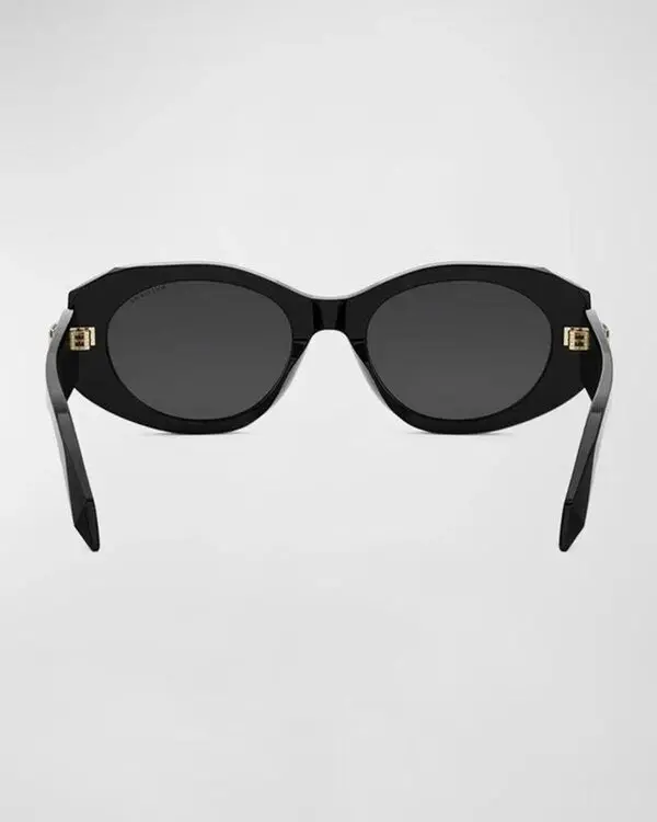 BVLGARI Serpenti Oval Sunglasses - Black