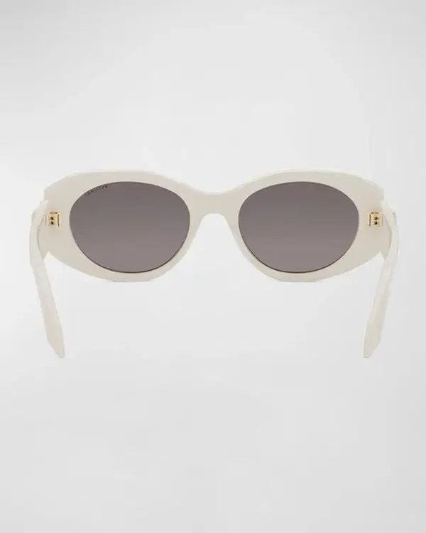 BVLGARI Serpenti Oval Sunglasses - Ivory