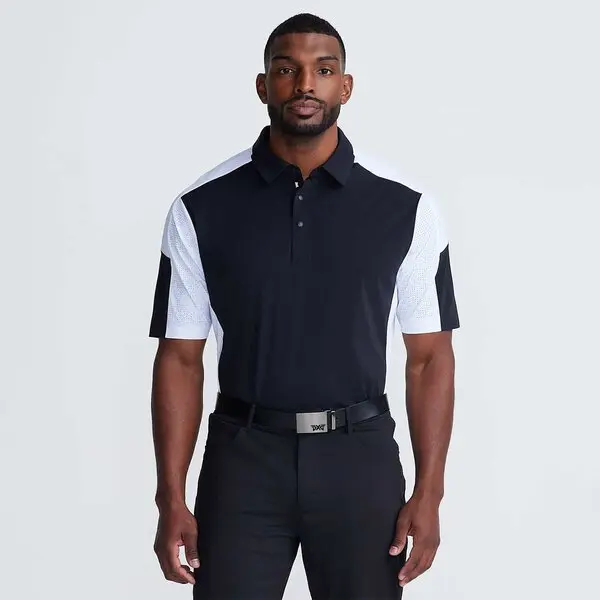 PXG Comfort Fit Side Logo Polo - Black