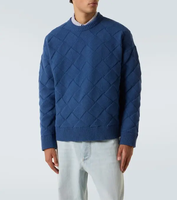 Bottega Veneta Intreccio Wool-blend Sweater